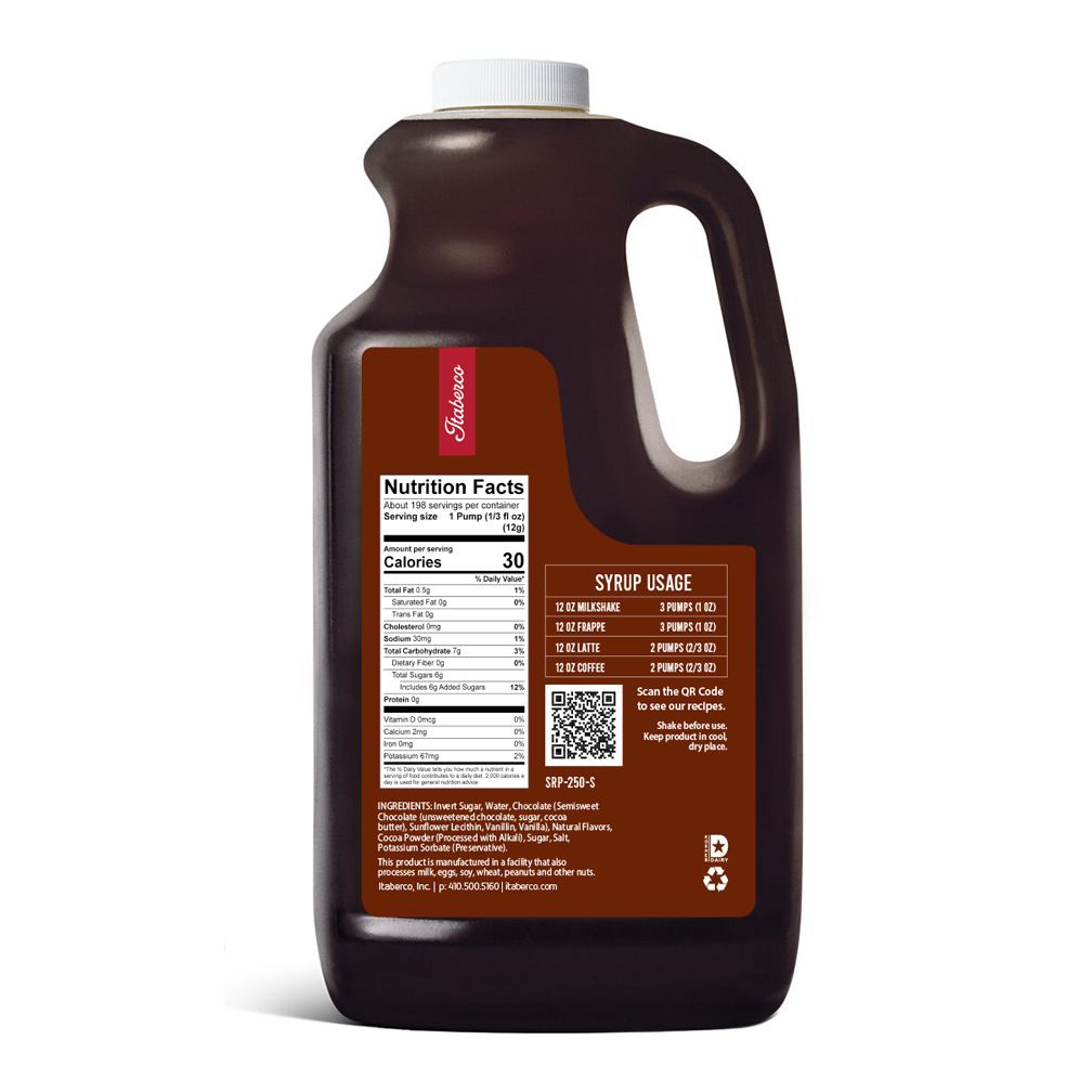 Chocolate Specialty Syrup | Itaberco